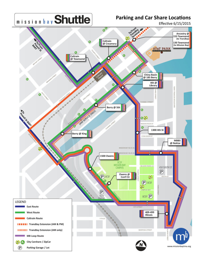 Parking Facilities & Rates | Mission Bay TMA