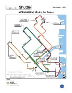 2019 04 01 AM route maps | Mission Bay TMA