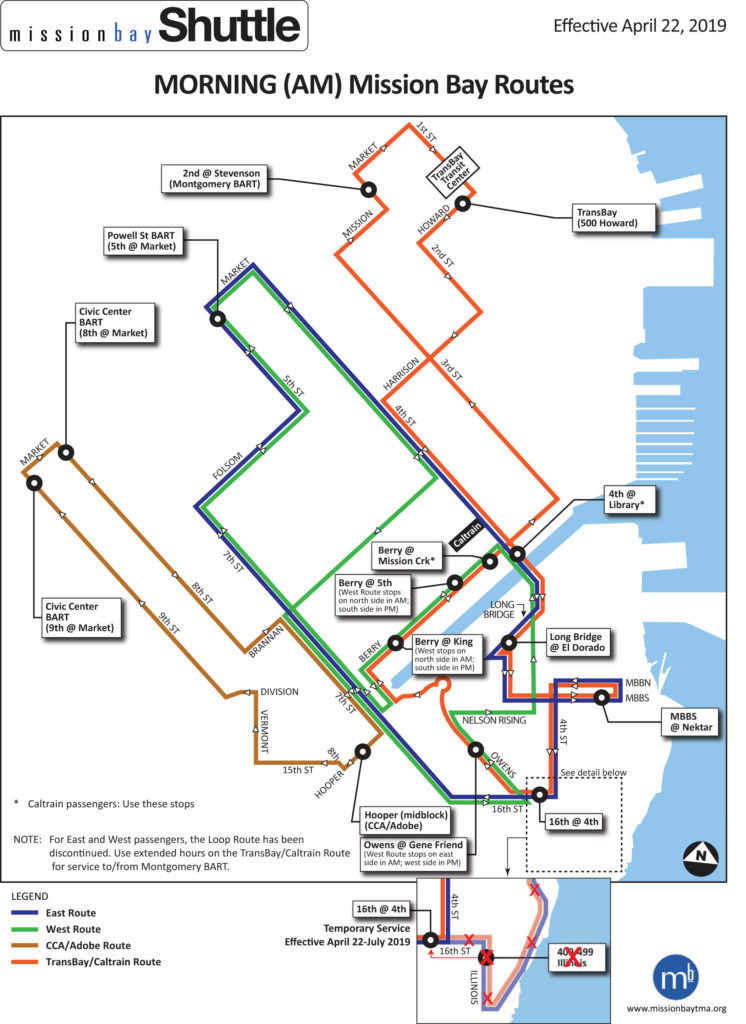 2019 04 22 route maps.ai | Mission Bay TMA