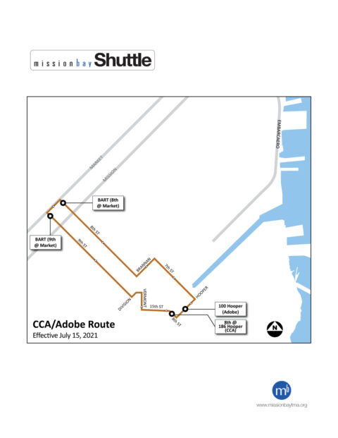 Route Maps | Mission Bay TMA
