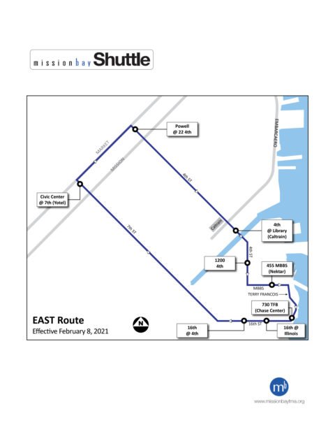 Route Maps | Mission Bay TMA